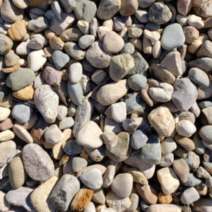 Indiana Rainbow Gravel – KC Mulch – Suburban Lawn & Garden
